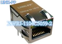 China XWRJ-1104C5059-2 Magnetic RJ45 Jack 10 / 100Base-T LPJ16117AENL RoHS Compliant for sale