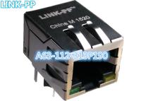 China A63-112-313P190 Modular Connectors / 8P8C MAGNETIC JACK W/ LED LPJ0012HDNL for sale