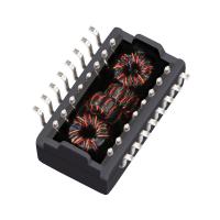 China PT61017PEL 10/100 BASE-T 16 Pin Single Port Ethernet SMD Lan Transformer Modules for sale