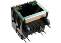 China 2-406549-1 Rj45 Connectors With LED 8P8C Shielded Thru-Hole LPJE101AGNL for sale