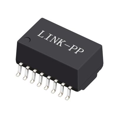 China PT61017XPEL 16 Pin Single Port 100 BASE-T SMT LAN Magnetic Transformer for sale