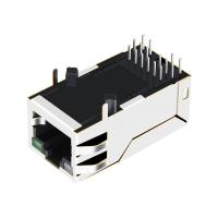 China 1-1840784-1 Gigabit 1000base-T RJ45 Integrated Connector Modules Tab Up for sale
