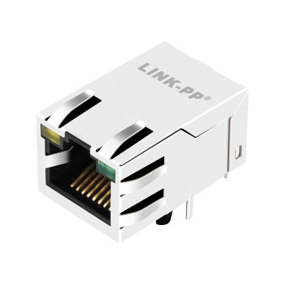 China 0875-1AX1-BH Tab Up 1000 base-T Rj45 Integrated Jack 10 PIN G/Y Led for sale