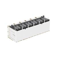 China JT5-2610CNL 10G Base-T 2x6 Port RJ45 Magnetic Jacks SIDE ENTRY 12PIN With Led for sale