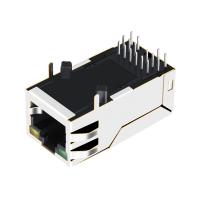 China JK0-0229NL 4PAIR POE 120W RJ45 Connector 30 U'' GOLD Plating for sale