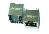 China RV1-1200G72A Vertical POE RJ45 Connector LPJD0101BENL w / Transformer for sale