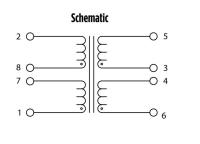 China TC1000P 1G BASE-T POE+ 30W  SINGLE Port SMT Lan Transformer Modules for sale