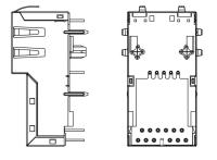 China J1V-U7000NL 10GBASE-T 1X1 Port Vertical RJ45 Connector 4PAIR POE 60W TOP ENTRY for sale