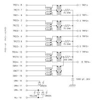 China JT3-1115HL Single Port Tab Down 10GBASE-T RJ45 Jack Female Connector GY/G Led for sale