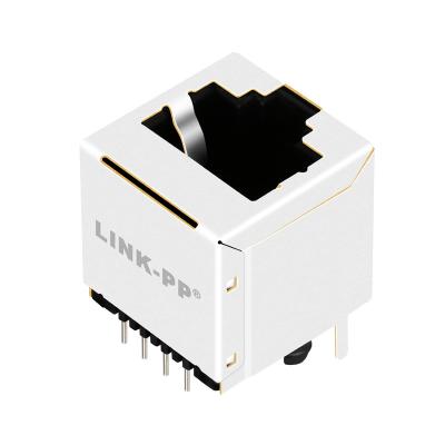 China JXD2-9001NL 100BASE-T 1X1 PORT Vertical RJ45 Jack 8PIN TOP ENTRY NO Led for sale