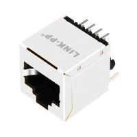 China JXD2-9001NL 100BASE-T 1X1 PORT Vertical RJ45 Jack 8PIN TOP ENTRY NO Led for sale