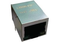 China PU1S041A-43 LF RJ45 Modular Jack 10 / 100Base-T LPJ0161BBNL RoHS Compliant for sale