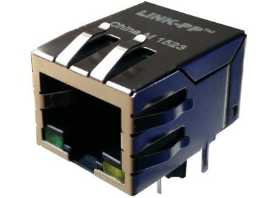 China HFJ11-E2450E-L11RL RJ45 Modular Jack Integrated 10 /100Base-T LPJ4011GENL IP-PBX for sale
