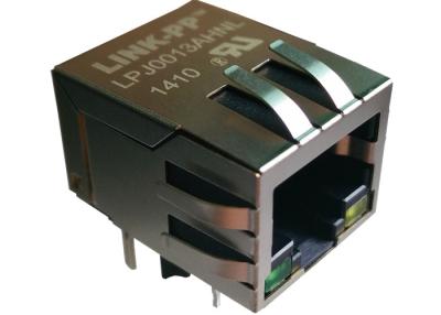 China 5-6605443-1 RJ45 Single Port CONN MAGJACK 10 / 100 BASE-T LPJ4054G28NL for sale