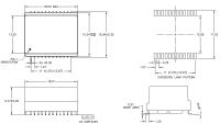 China HX5224CNLT 1000BASE-T Single Port 24PIN SMD ETHERNET TRANSFORMER Modules POE for sale