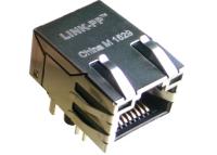 China 74990111217 Magnetic RJ45 Jack Tab-Up With 10 / 100Bae-T Magnetic LPJ16011ADNL for sale