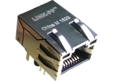 China 74990111217 Magnetic RJ45 Jack Tab-Up With 10 / 100Bae-T Magnetic LPJ16011ADNL for sale