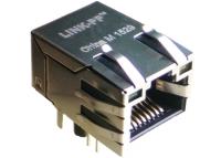 China 5-6605704-9 Magnetic RJ45 Jack 10 / 100Base-T Magnetic LPJ16054ADNL for sale