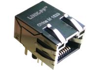 China 5-6605761-1 Magnetic RJ45 Jack 10 / 100Bae-T Magnetic LPJ16064A28NL for sale