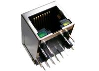 China LA1S109-43LF Rj45 Magnetic Jack Match ATMEGA88PV-10AUR Embedded switch for sale