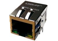China LPJG0820G4NL Magnetic RJ45 Jack 7499111441A IEEE 802.3ab for 1000BaseT for sale