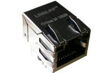 China 6605814-1 RJ45 Modular Jack , 10Pin Shielded with Leds LPJG16314A28NL for sale