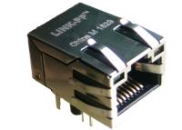 China 1-1840710-3 RJ45 Modular Jack 10Pin Shielded with Leds Rugged Tablet PC for sale