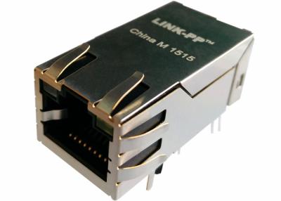 China 0826-1A1T-23-F RJ45 Modular Jack With Integrated Magnetic Converters and Repeaters for sale