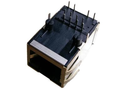 China 0817-1AX1-11-F RJ45 Modular Jack Shielded With LEDs 8P8C To Medical PC for sale