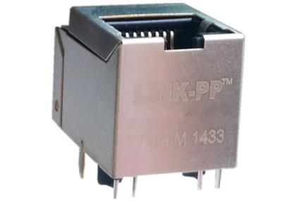 China FastJack 1x1 Magnetic Vertical RJ45 , HFJV1-1041-L11RL 10BASE-T Rating Lan Rj 45 for sale
