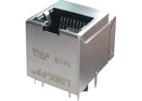 China FastJack 1x1 Magnetic Vertical RJ45 HFJV1-1043-L21RL Wireless Lan Rj 45 for sale