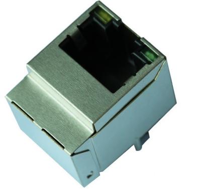 China 1500Vrms Hi-Pot Magnetic Vertical Wireless RJ45 HFJV1-1075-L21RL PCB Jack for sale
