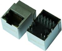 China HFJV1-1081-L11RL Magnetic Vertical RJ45 10Base-T IEEE802.3i Compliant for sale