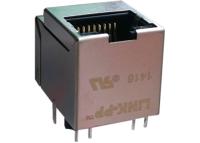 China HFJV1-1081-L12RL Magnetic Vertical RJ45 10Base-T IEEE802.3i Compliant for sale