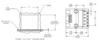 China 432026101 6p6c 1X1 Port PCB Modular Jack Right Angle Tab Down NO LED for sale