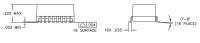 China ST7032QNL 10 Base-T SMT Ethernet Transformer Modules Single Port 16 Pin for sale
