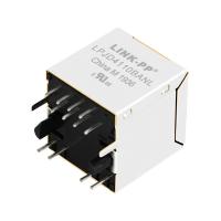 China RJ4530H-R01 100 Base-T Vertical RJ45 Connector Yellow/Green LED LPJD4110BANL Datasheet for sale
