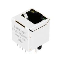 China RJ4530H-R01 100 Base-T Vertical RJ45 Connector Yellow/Green LED LPJD4110BANL Datasheet for sale
