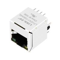 China RJ4530H-R01 100 Base-T Vertical RJ45 Connector Yellow/Green LED LPJD4110BANL Datasheet for sale