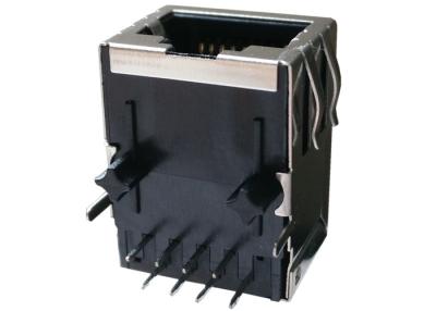 China HFJ11-E1G06E-L12RL RJ45 Single Port With 10 / 100 / 1000Base-T Connector for sale
