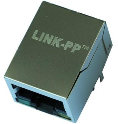 China HFJ11-E1G06E-L11RL RJ45 Single Port With 10 / 100 / 1000Base-T Connector for sale