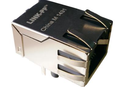 China HFJT1-1G06RL RJ45 With Integrated Magnetics1x1 Tab-Up Gigabit  FastJack for sale