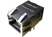 China HFJT1-1G11-L11RL Connector Rj45 Fêmea Cat 5 Modular Jack 180º Embedded Board for sale