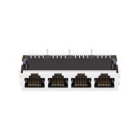 China J8064E64NL Without LED 1x4 Port Ethernet RJ45 Jack 100 Base-T Tab Down LPJF46204CNL for sale