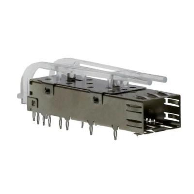 China 1367629-2 SFP Cage Assembly Press Fit 4 Gb/S With Light Pipe for sale