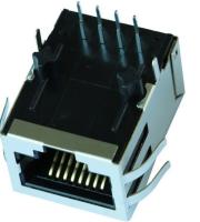 China HFJ11-CMRP1ERL , POE RJ45 Connector Tab-Down Common Mode Choke Jack for sale
