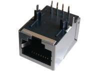 China HFJ11-LG1GERL Conector Rj45 Gigabit Tab-Down Common Mode Choke Jack LPJG4932CNL for sale