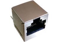 China HFJV1-2450 Vertical RJ45 10 / 100BASE-TX FastJacks Integrated Ethernet Connector for sale