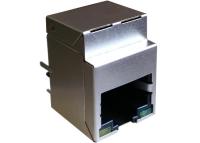 China HFJV1-E2450-L55RL Rj45 Vertical With Magnetics Ethernet Connector for sale