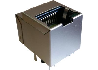 China HFJV1-1G01-L11RL Vertical RJ45 Jack Gigabyte Magnetic Ethernet Connector for sale